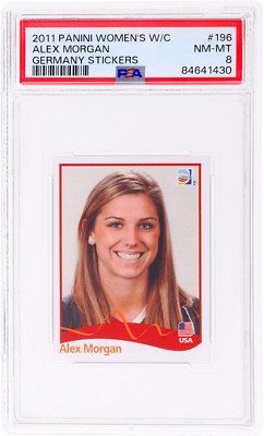 2011 Panini Fifa Women's World Cup Stickers Alex Morgan #196 PSA 8 | eBay