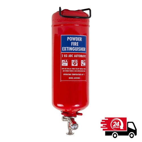 Fire Extinguisher Powder Automatic 2kg ABC Dry Suppression, Car, Boat ...