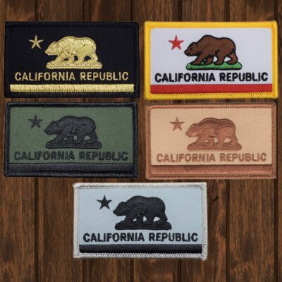California State Embroidered Patch — 5-Pack — Iron On | eBay