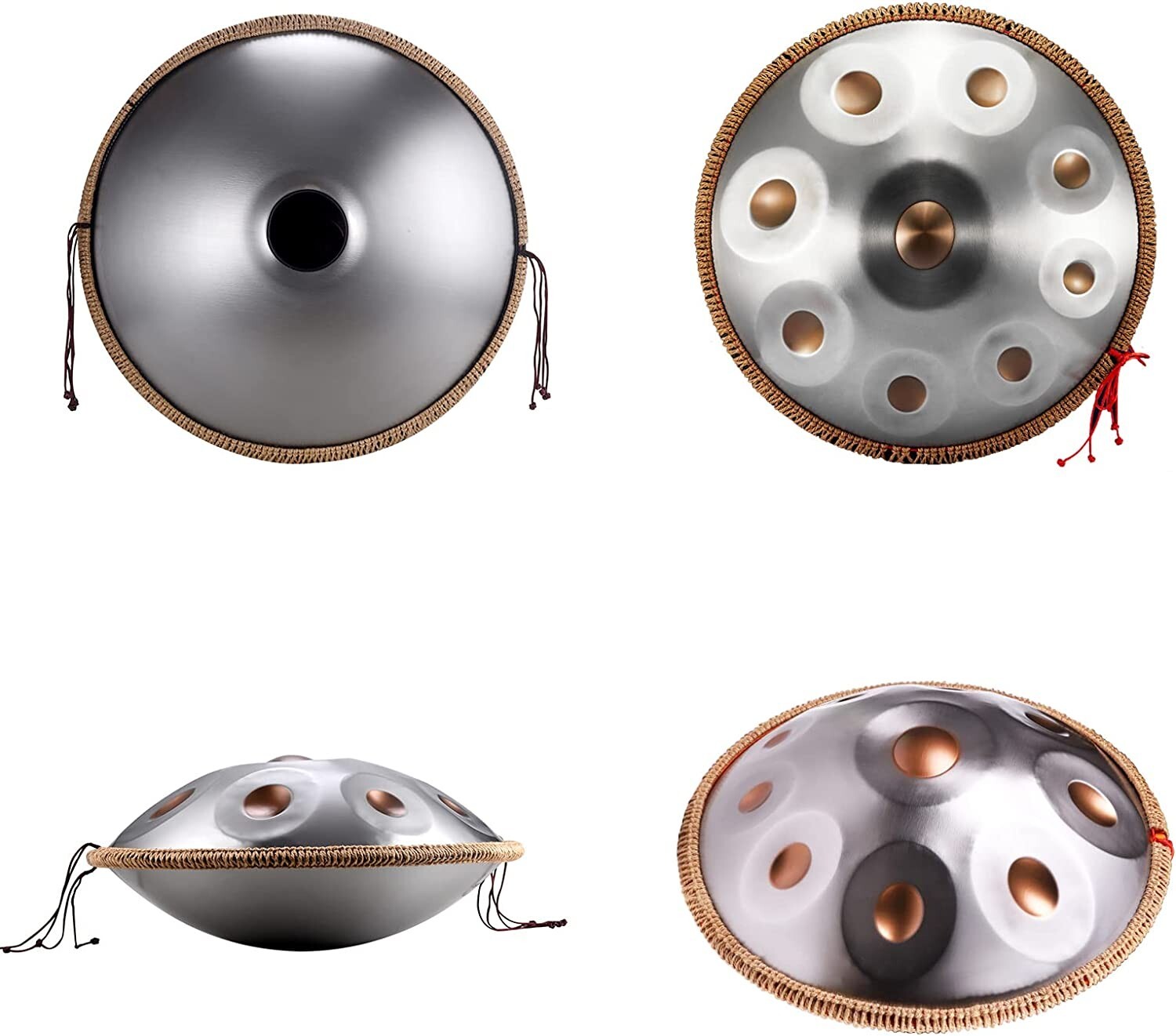 9 Notes Handpan 18 Inch Hand Pan Drum G Key Portable Percussion Drum ...