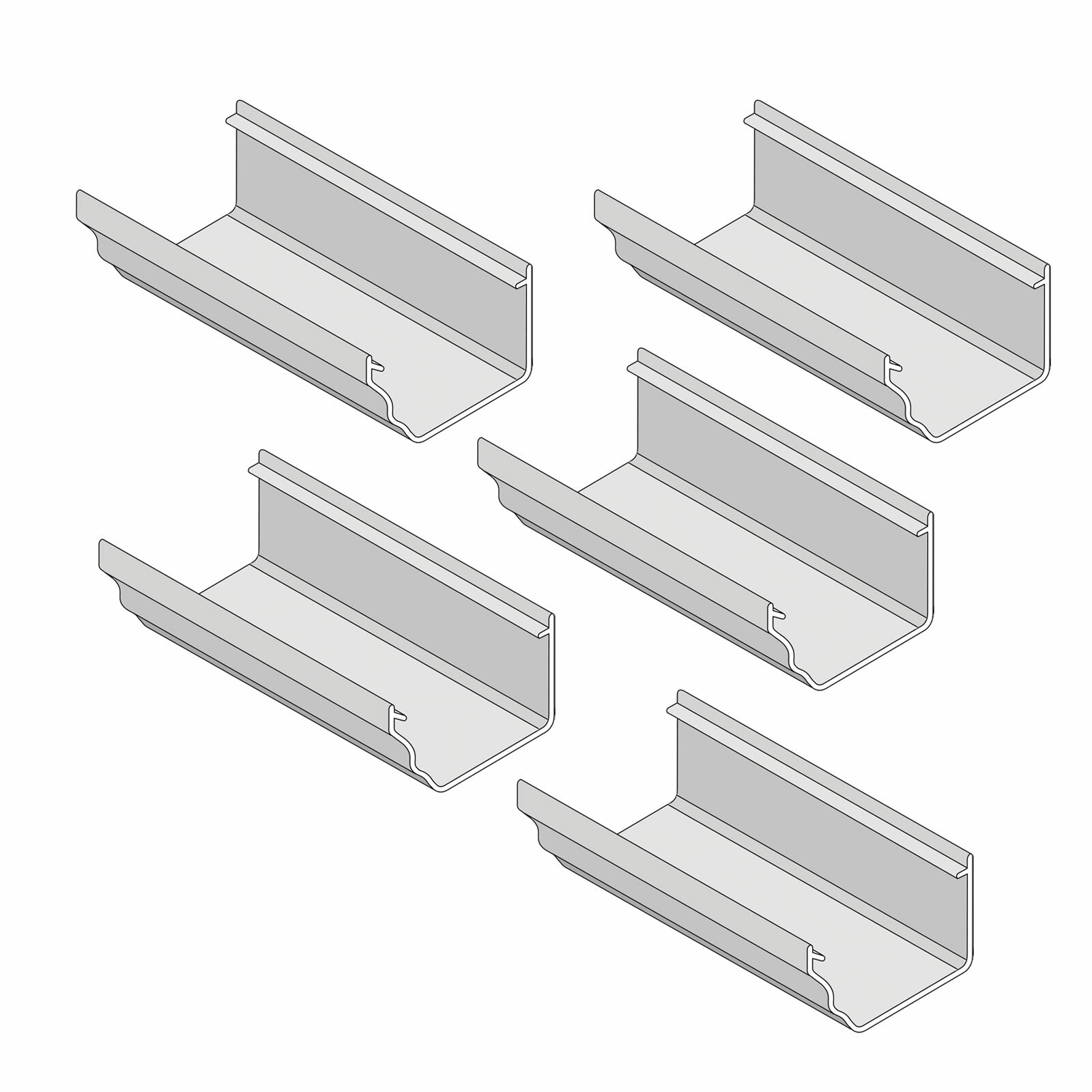 Marley Classic Conservatory Gutter Plastic Ogee Profile Ultraframe uPVC ...