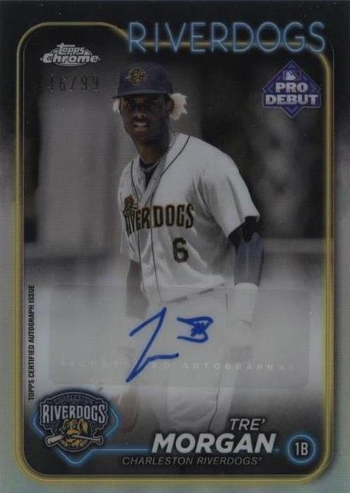 2024 Topps Pro Debut - Chrome Tre' Morgan #PDC-18 Refractor Autographs ...
