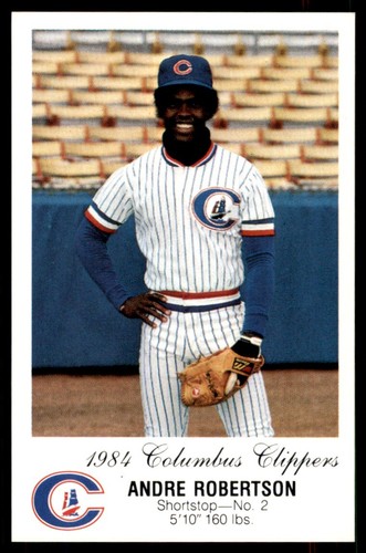 1984 Columbus Clippers Police Andre Robertson (D) Columbus Clippers # ...