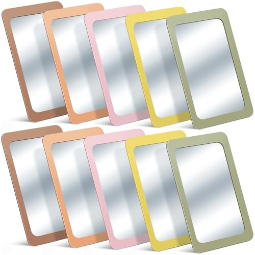 10 Pcs Small Mirrors for Kids Toddler Mirror Child Safe Shatter Proof 6 ...