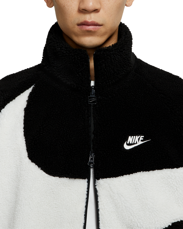 Nike Big Swoosh Reversible Boa Jacket Asia M Size 95 BQ6546-011 / 100 ...