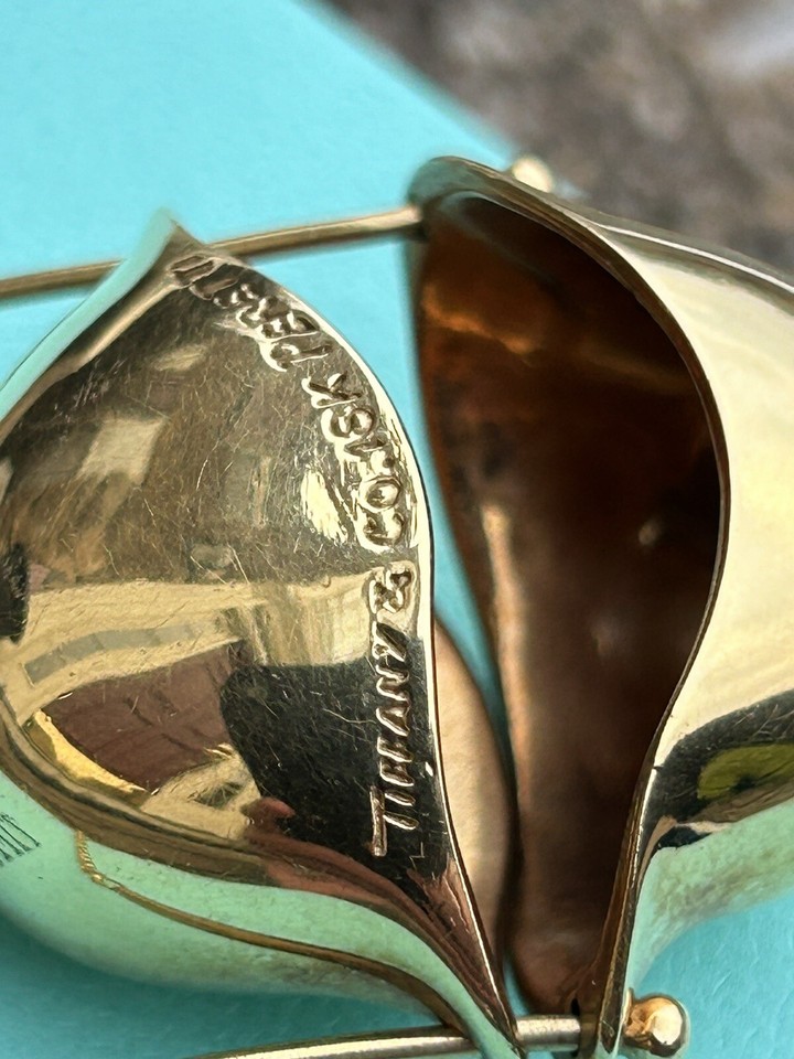 Tiffany & Co 18K Elsa Peretti Inro Bottle Toggle Pendant Necklace 29 In ...