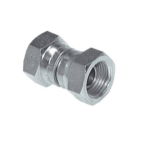 Doppelmuffe mit Zollgewinde (60° Universaldichtkegel), b. 400bar ...