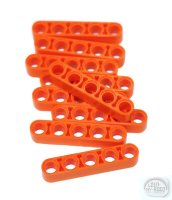 LEGO Technic - 9 x Studless Beams - 5L - Orange - Liftarms - New - (EV3 ...