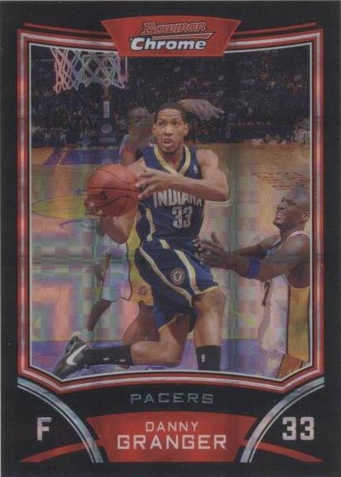 2008-09 Bowman Draft Picks & Stars - Chrome Danny Granger #10 X-Fractor ...
