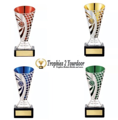 DEFENDER FOOTBALL TROPHY AWARD 3 SIZES 4 COLOURS FREE ENGRAVING | eBay UK