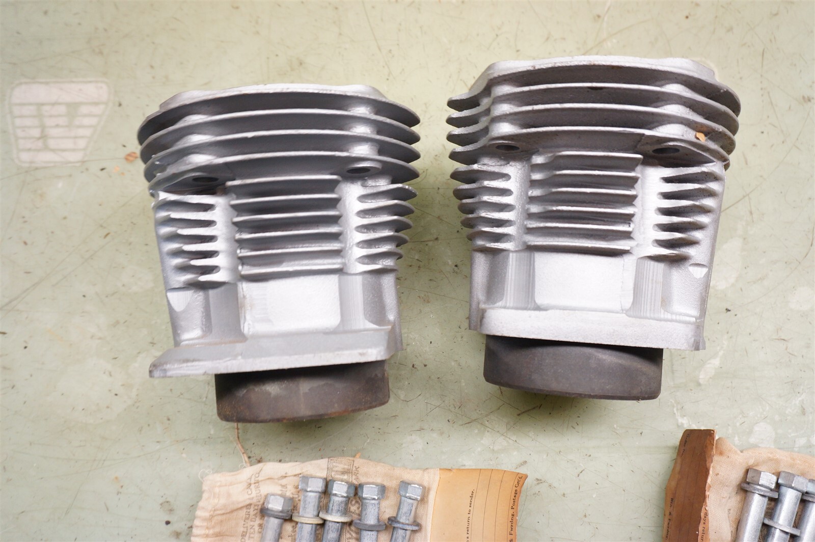 Harley Panhead Nos Cylinders EL New In Box Front Rear WOW *TZ23 | eBay