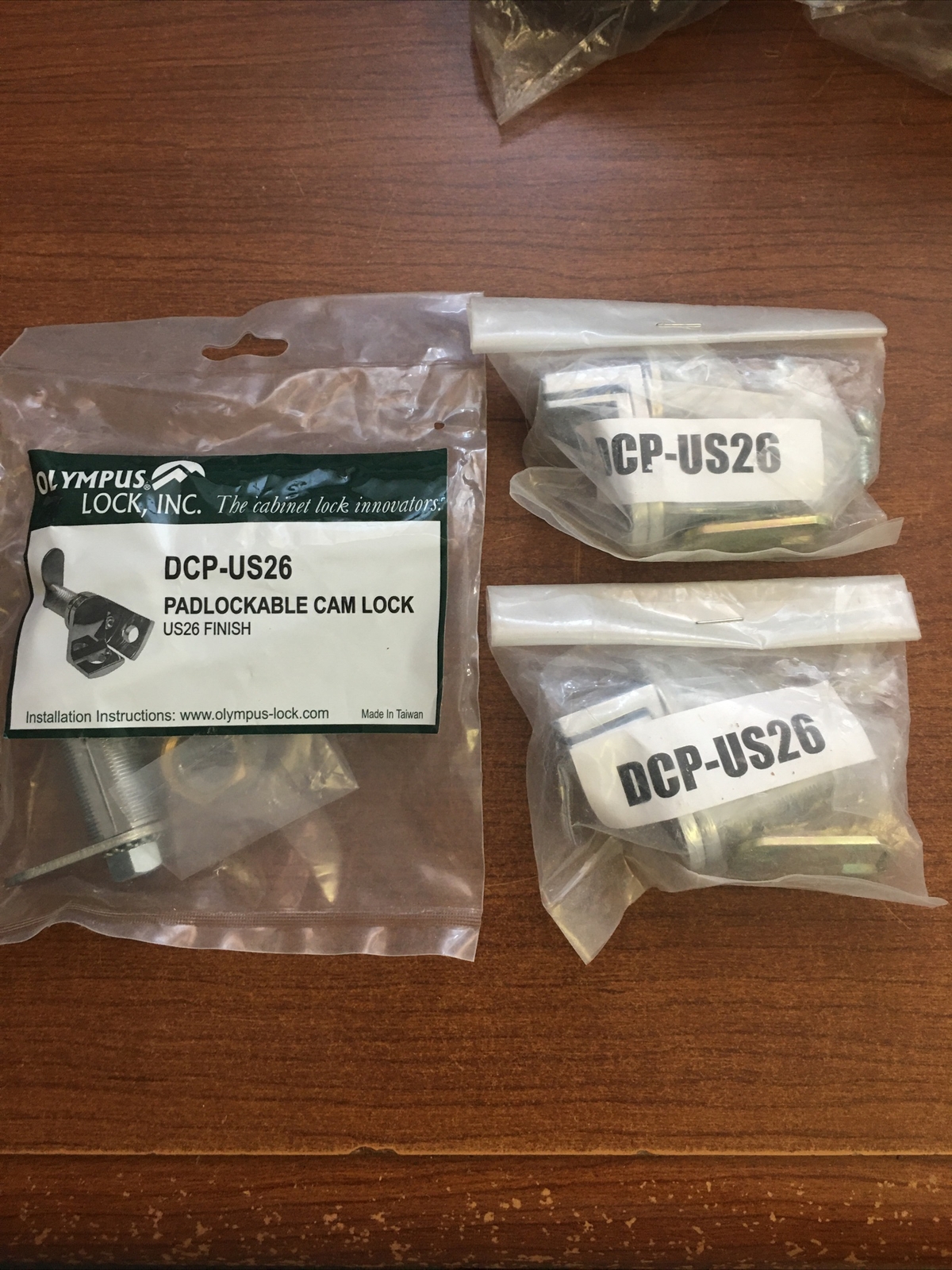 Olympus Locks DCP-US26 Cam Lock For Padlockable Doors Or Drawers Lot Of ...