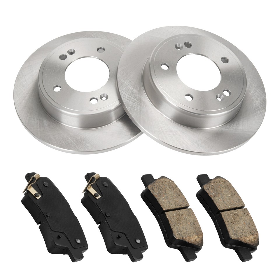 Rear Brake Rotors & Ceramic Pads 31603+D1544 fits Hyundai Veloster 2012 ...