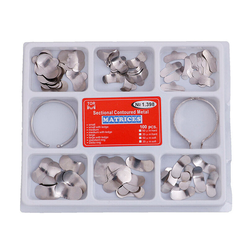 Dental Matrix Bands Ring Sectional Matrice Clamp Fit Garrison Palodent ...