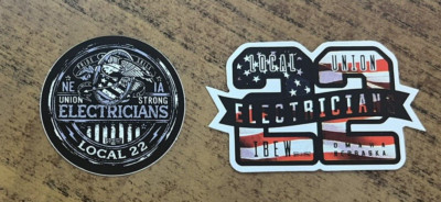 IBEW Stickers - Two "Local" Stickers Set #5 - (Sent between card) | eBay