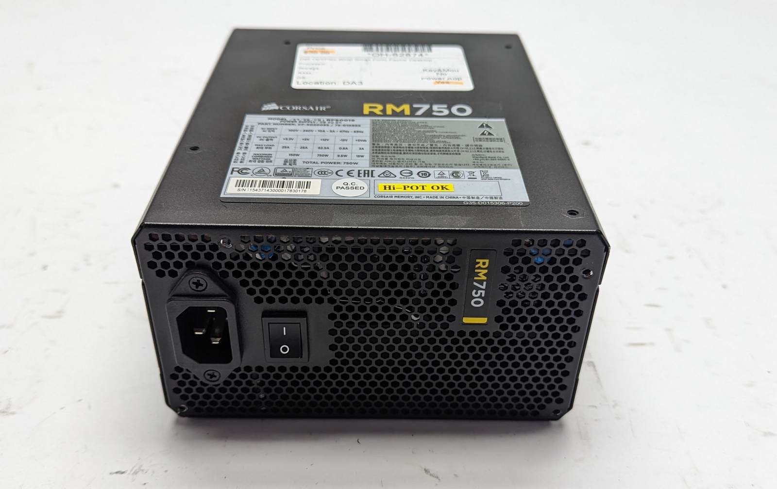 Corsair RM 750 Power Supply | eBay