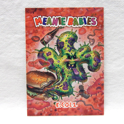 MEANIE BABIES TRADING CARD E.COLI #16 | eBay
