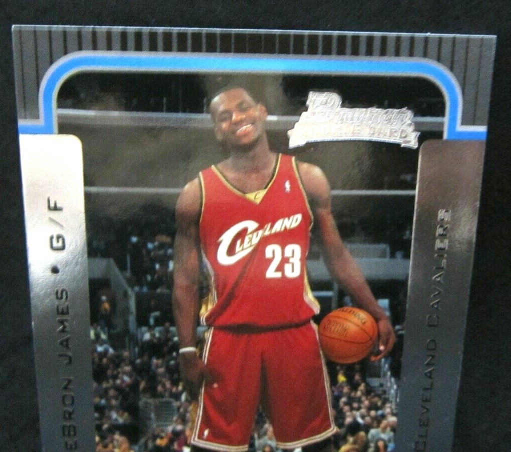 Lebron James 2003-04 Bowman Draft Day Pose Rookie Card#123!Cavaliers G ...