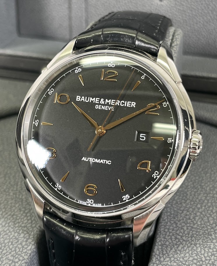 Baume & Mercier Clifton Black Dial Automatic 45mm Men's Watch M0A10366 ...