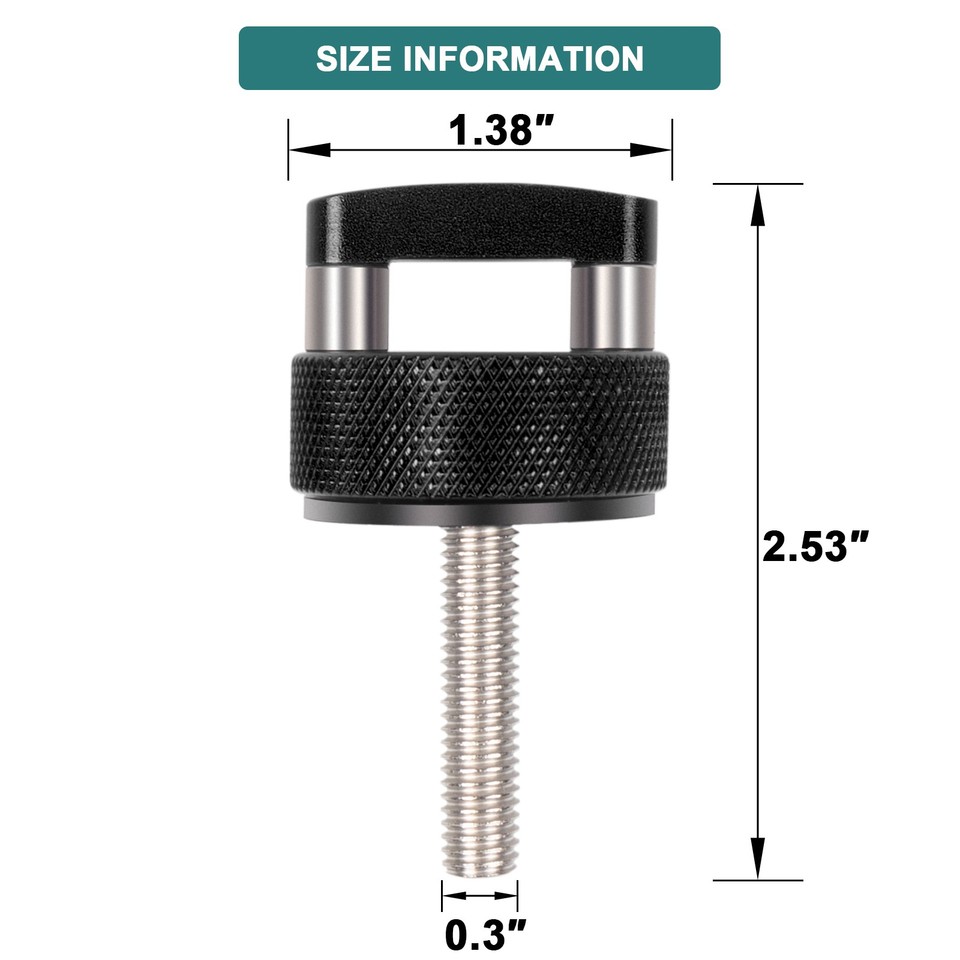 6 Hard Top Quick Removal Fastener Thumb Screws for Wrangler JK JL ...