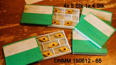 5x DNMM 150612 P20 - P40 Krupp Widia Wendeschneidplatten Drehplatten ...