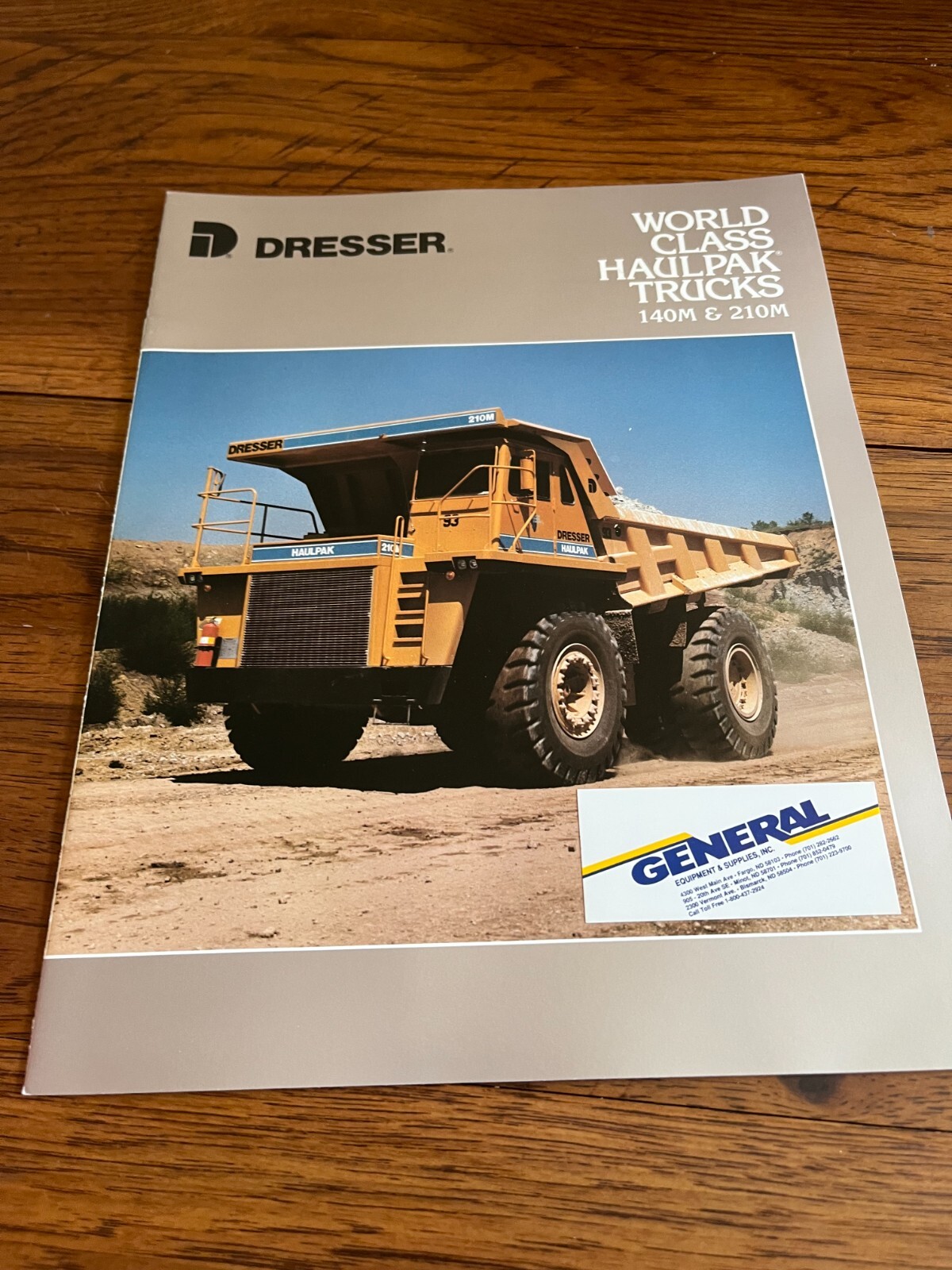 Dresser 140M 210M Haulpak Trucks Brochure FCCA | eBay