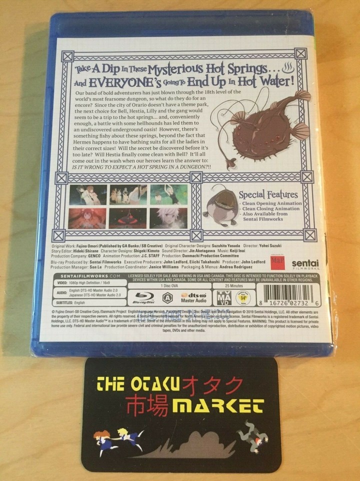 Is It Wrong To Expect A Hot Spring In A Dungeon? OVA / NEW anime on Blu ...