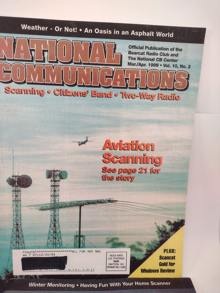 National Communications Magazine Lot Of 9 Two Way Radio Scanners ...