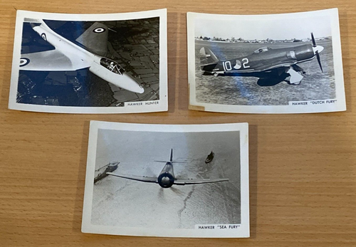 Lot of 3 Original Vintage Military Plane Identification ID Photos ...
