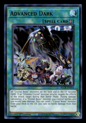 Yugioh! Advanced Dark - BLCR-EN054 - Ultra Rare - 1st Edition Near Mint ...