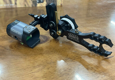 NEW HHA Tetra 1-Pin Sight RH W/ Ultraview UV3 .010 Single Pin Hunting ...