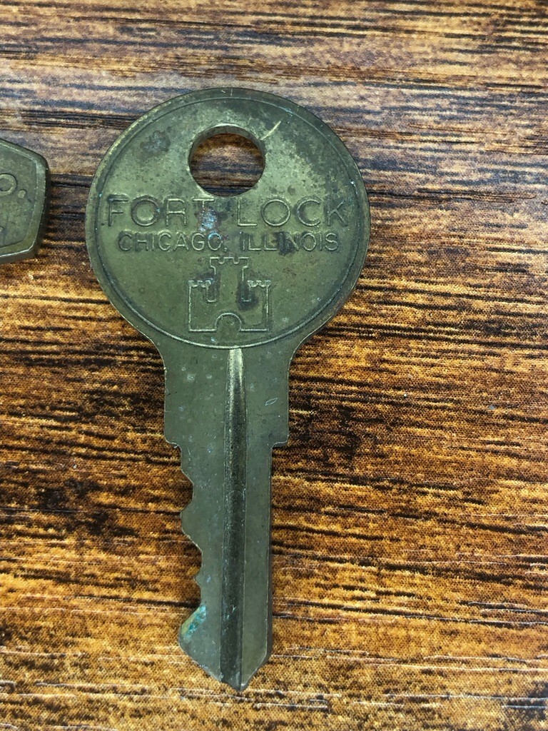 Fort Lock Co 750 - Key - Chicago Illinois - Vintage Key - Brass | eBay