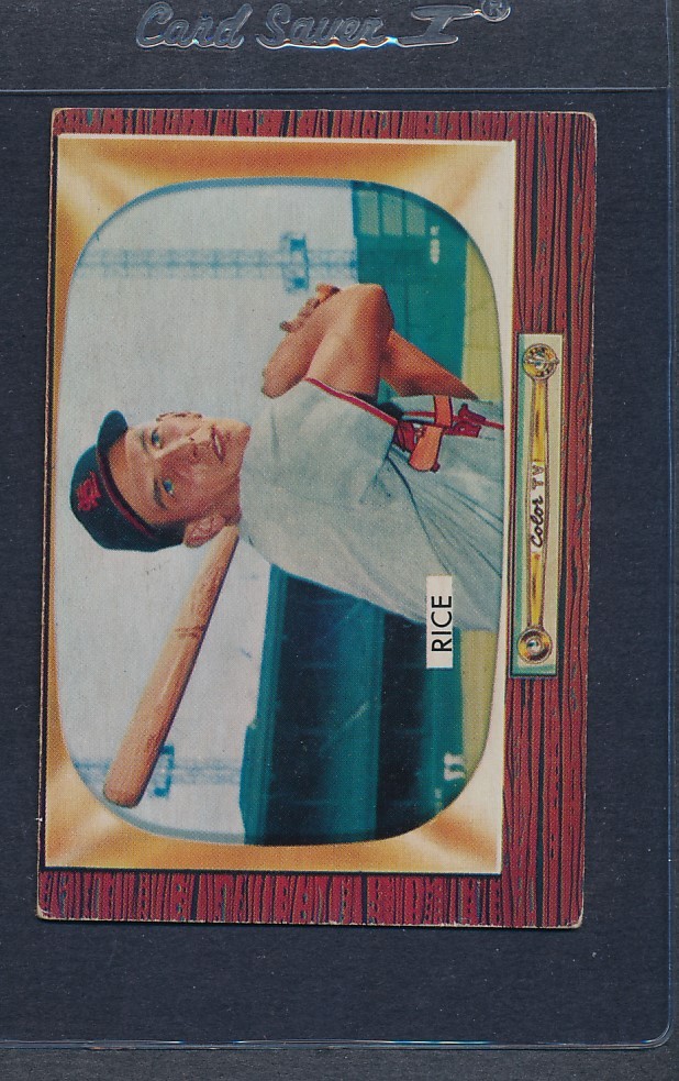 1955 Bowman #106 Del Rice Cardinals VG *54 | eBay
