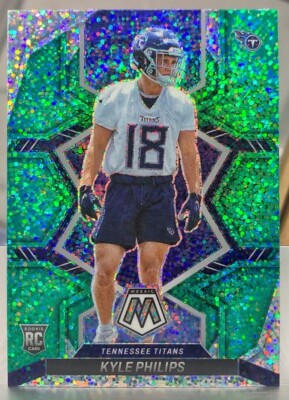 Kyle Philips Titans RC 2022 Mosaic Green Sparkle Ultra Rare SSP /10 Or ...