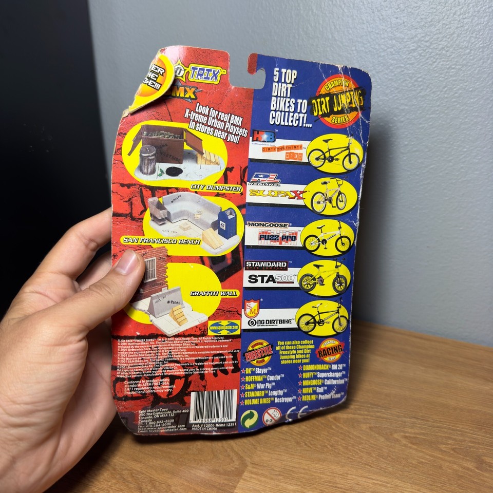Flick Trix 2001 BMX Redline Supa X Pro Dirt Jumping Bike Toy Spin ...