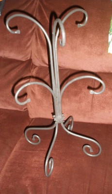 Longaberger Foundry Wrought Iron Mug/Cup Tree/Stand/Rack~Holds 6 Mugs ...
