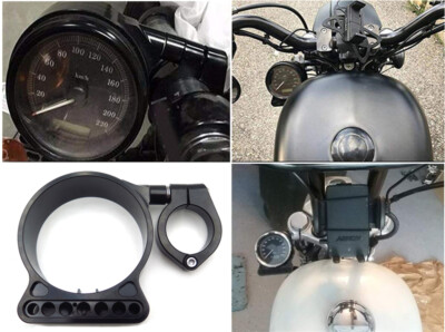 39mm/16" Side Mount Speedo Relocation Bracket For Harley Sportster XL ...