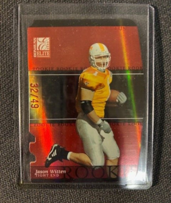 2003 Donruss Elite Red Aspirations JASON WITTEN #32/49 Rookie Card | eBay