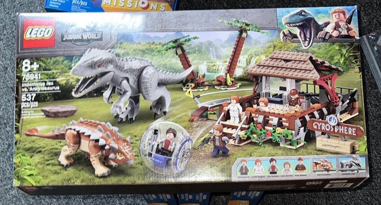 LEGO Jurassic World Indominus Rex vs. Ankylosaurus 75941 Park Retired ...