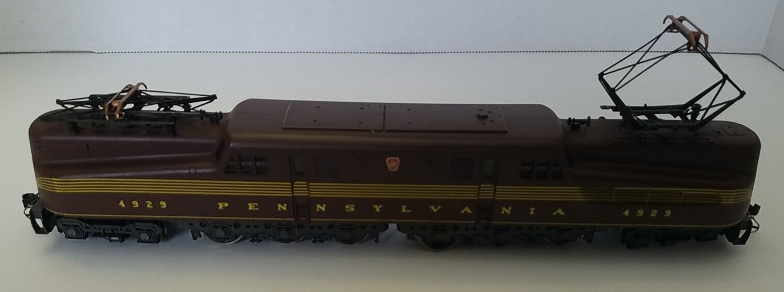 HO SCALE RIVAROSSI/AHM ELECTRIC GG1 LOCOMOTIVE - PENSY # 4929 - TWO ...