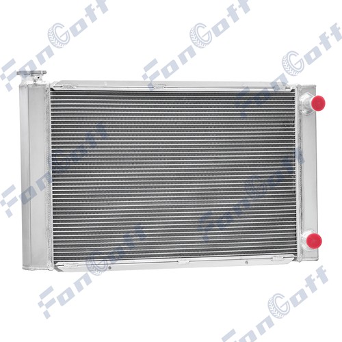 3 Row Universal Aluminum Radiator Fit Chevy SBC 350 Double Pass 31 ...