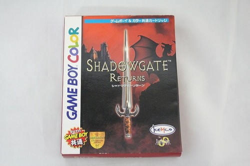 SHADOWGATE RETURNS Nintendo Game Boy Color Japan Import Free shipping FedEx DHL | eBay
