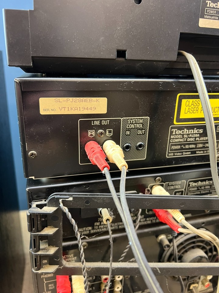 VINTAGE TECHNICS SU-X102 STACKING STEREO SYSTEM HIFI CD TURNTABLE AMP ...