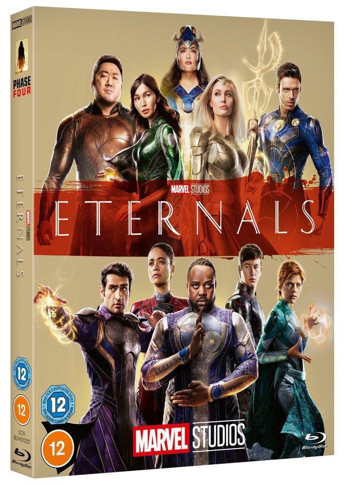 Eternals (Blu-ray) Dong-seok Ma Kumail Nanjiani Barry Keoghan Bill ...