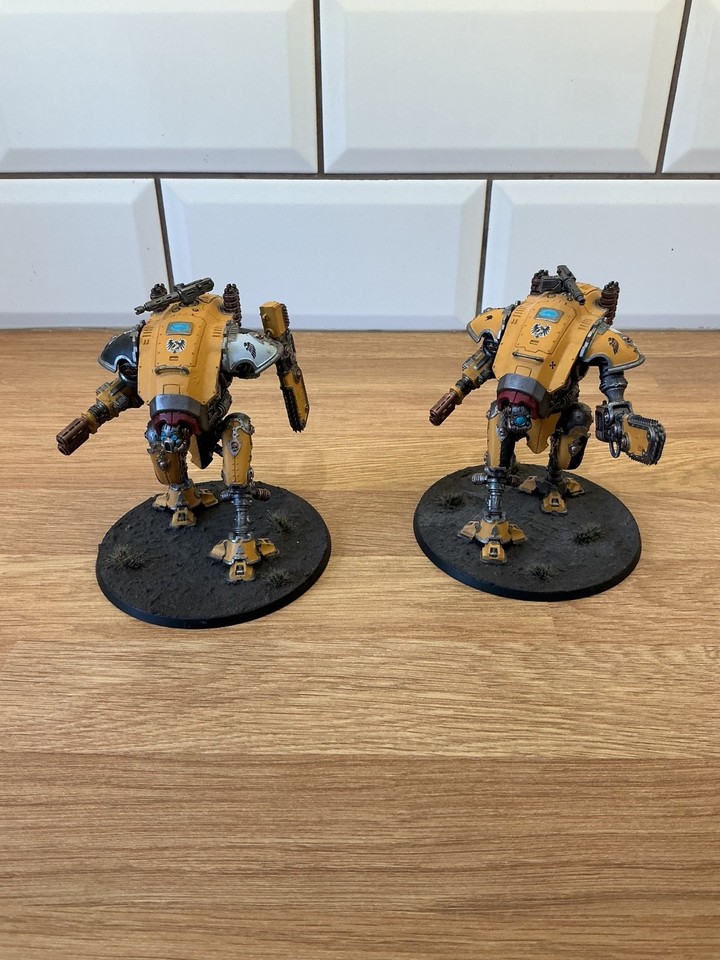 warhammer 40k imperial knights painted army, battle ready, pre-owned | eBay