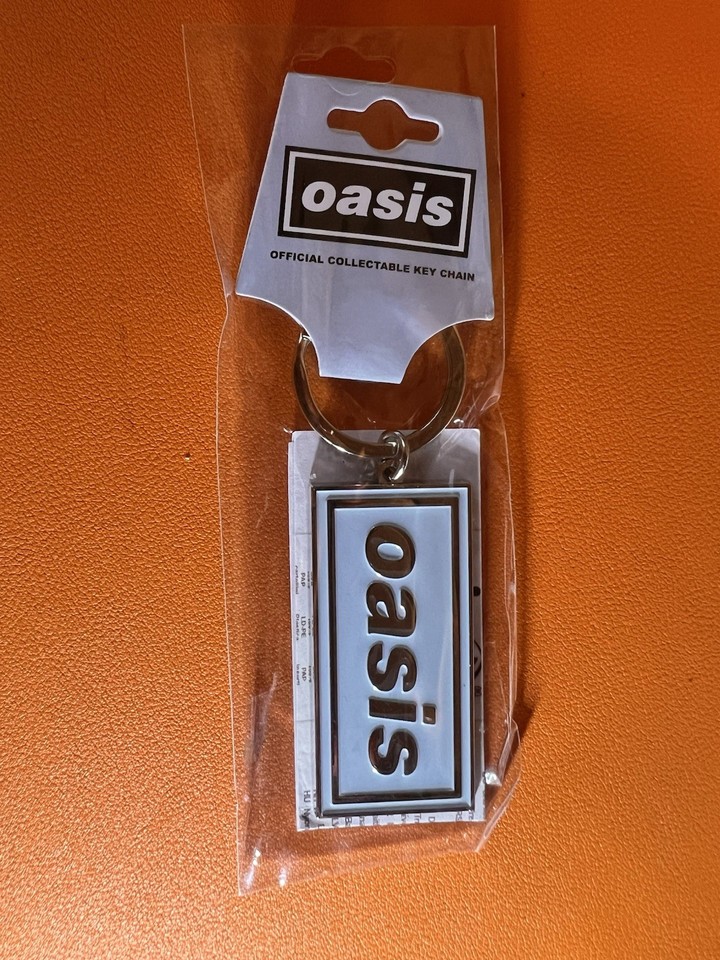 Oasis Band Logo Keychain Official Tour Merch Liam Noel Gallagher 2025 ...