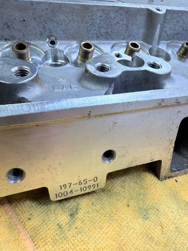 CANFIELD SBC CHEVY V-8 23-500-65 ALUMINUM CYLINDER HEADS 197CC 65CC 2. ...