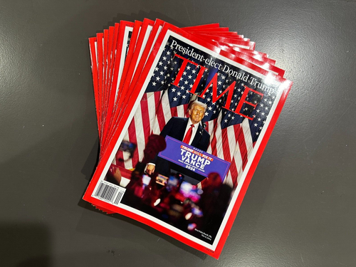 PRESIDENT ELECT DONALD TRUMP - Time Magazine - November 2024 | eBay