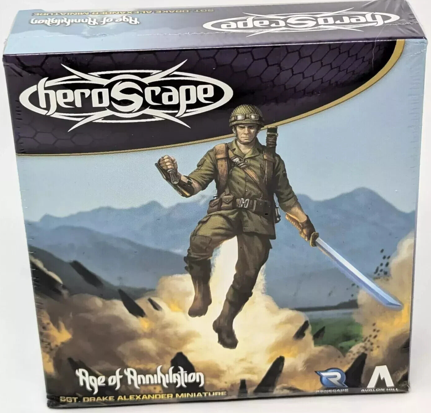 Heroscape Sgt. Drake Alexander painted miniature Age of Annihilation ...