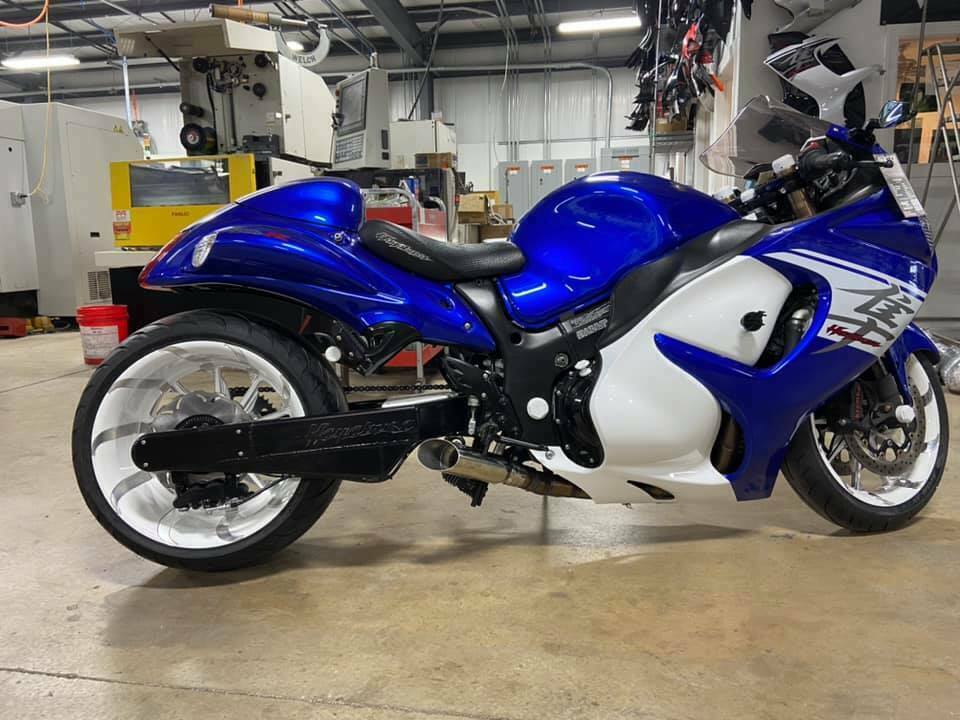 1999-2019 Suzuki Hayabusa Hayabusa 330 OSD Fat Tire Kit White Tornado ...